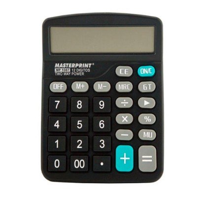 Calculadora masterprint mp1087 - 12 dígitos