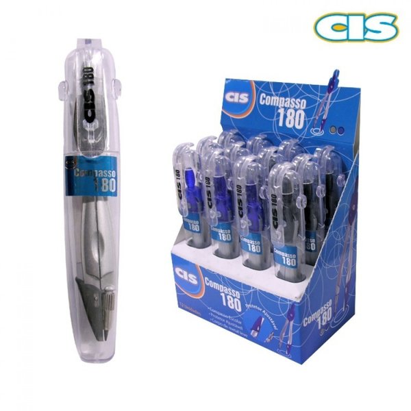 Compasso cis 180 metalico s/tira linha