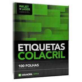 ETIQUETA COLACRIL A4 C/100F - 126P/F - CA4349