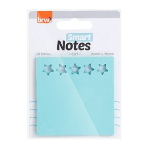 BLOCO ADESIVO SMART NOTES 70X70MM 30F CUT STAR